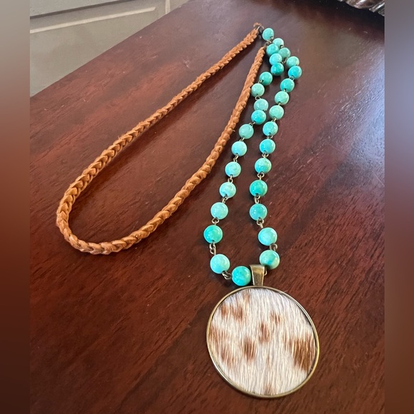Jewelry | Cowhide Necklace | Poshmark